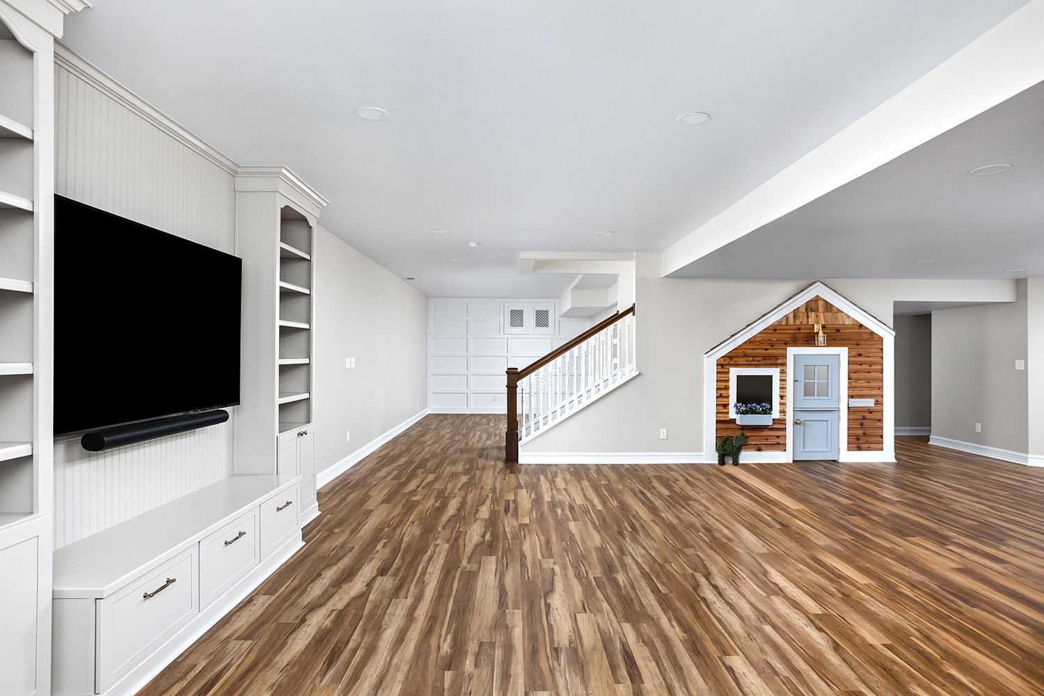 A Basement Transformation for the Whole Family